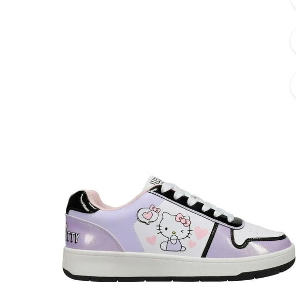 Sanrio | Shoes | Hello Kitty By Sanrio Womens Lavendar Court Sneakers ...